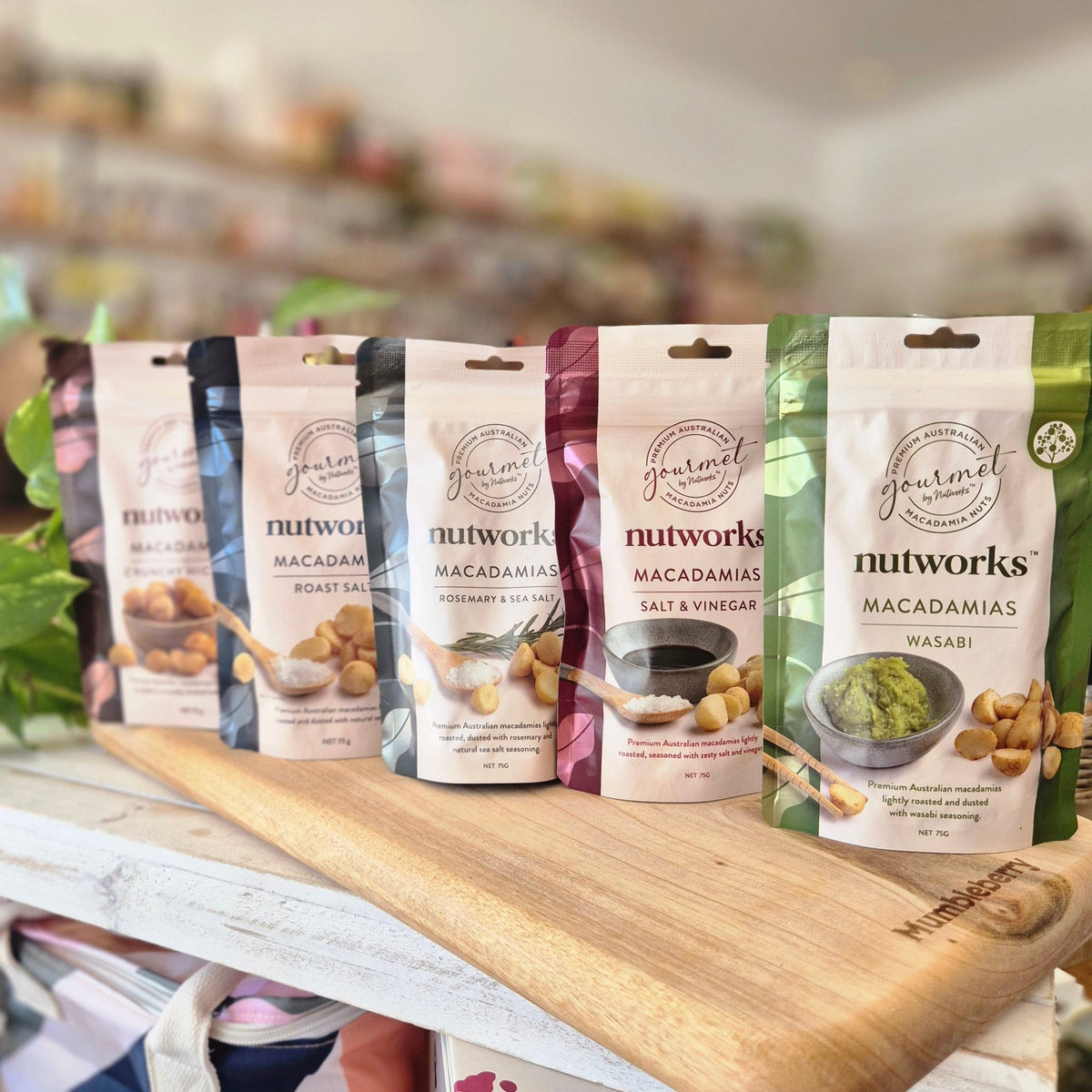 Nutworks | Oven Roasted Macadamias | 75g – Mumbleberry