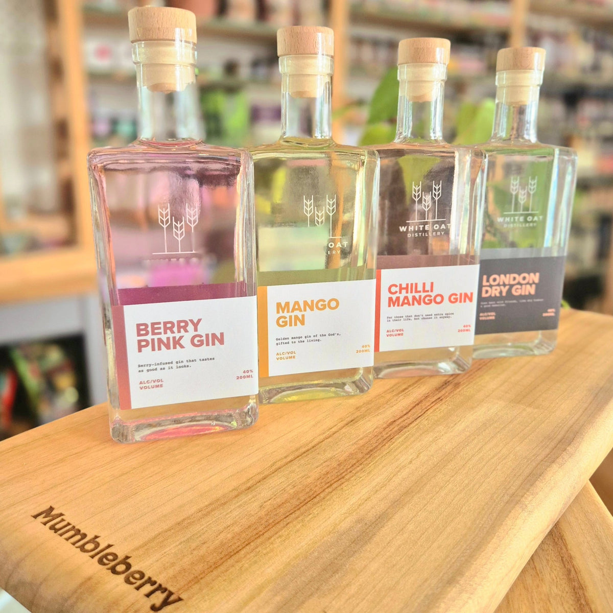 White Oat Distillery Gins - 200ml – Mumbleberry